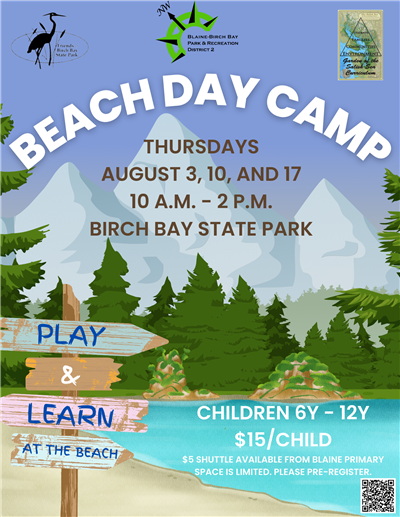 Blaine-Birch Bay Park & Recreation District: Beach Day Camp